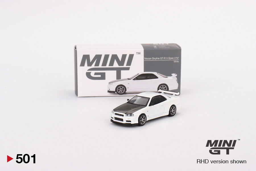 Nissan Skyline GT-R (R34) V-Spec II N1 White – MiniGTSA